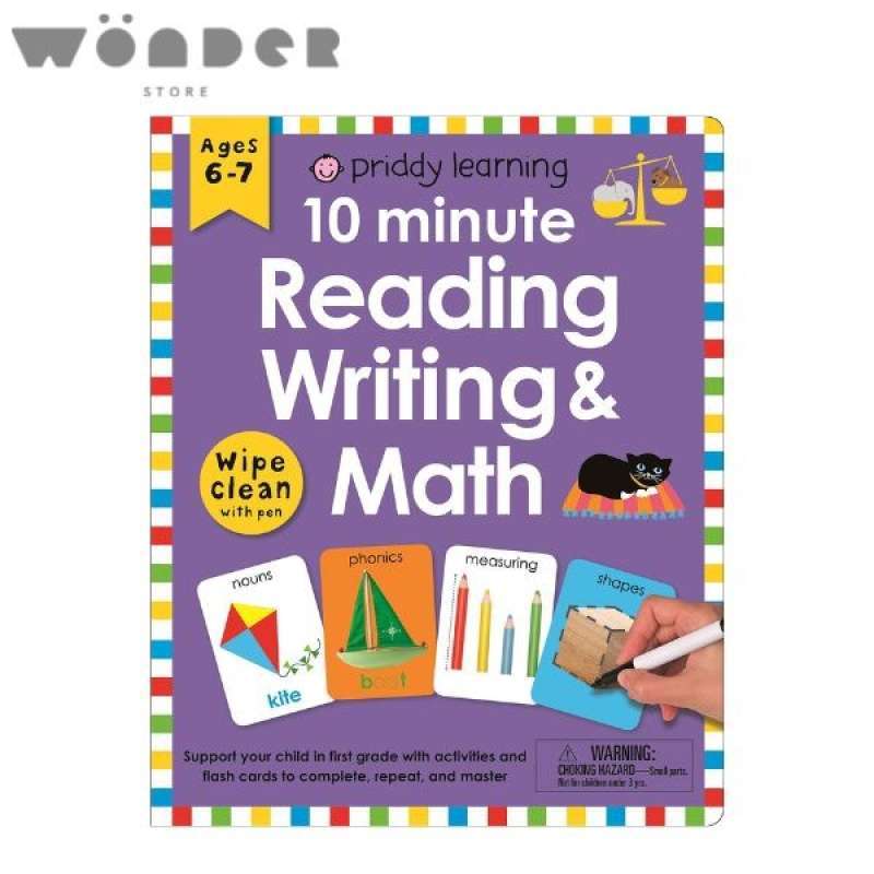 Promo Buku Import Wipe Clean Workbook:10 Minute Reading, Writing & Math ...
