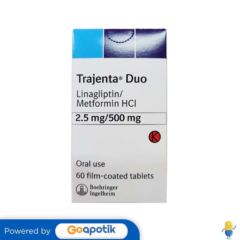 Jual TRAJENTA DUO 2.5 MG/500 MG BOTOL 60 TABLET di Seller Apotek Era ...