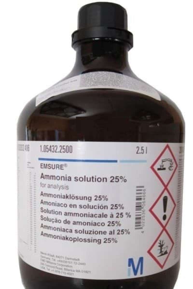 Promo AMMONIA SOLUTION 25%/ LARUTAN AMONIA 25%, 2,5 LT, MERCK, 105432 ...