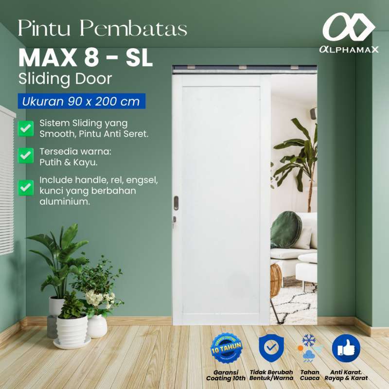 Jual Pintu Aluminium Alphamax Max 8-sl Pintu Rumah Pintu Kamar Pintu ...