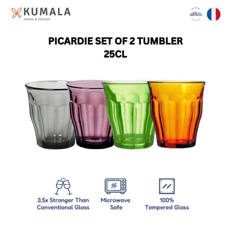 Jual Duralex Picardie Color 250ml | Gelas Kopi | Gelas Kaca | Tumbler ...