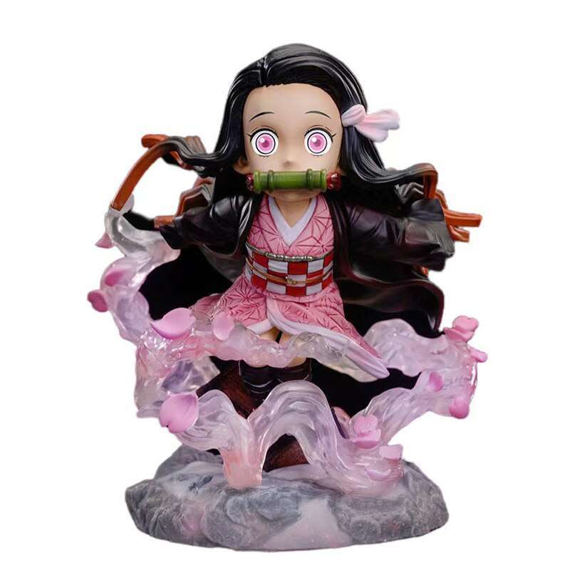 Promo 10cm Demon Slayer Anime Figure Kyojuro Rengoku Kimetsu No Yaiba ...