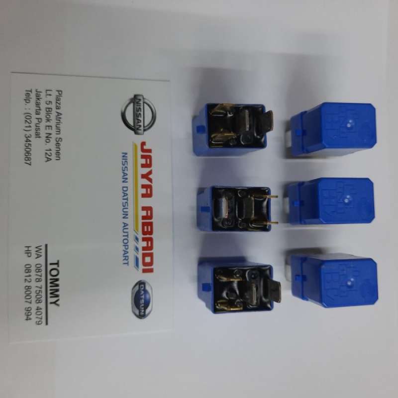 Promo Relay ipdm/boks sikring/blower ac biru soket 4 all nissan(harga ...
