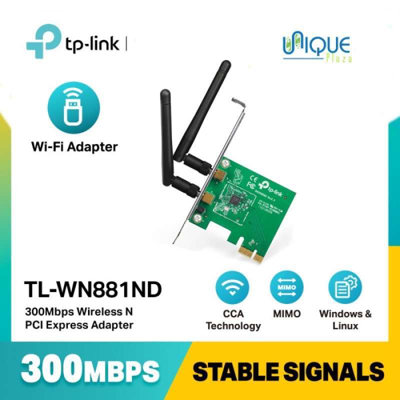 Promo Tp-link Tplink Tl-wn881nd 300mbps Wireless N Pci Express Adapter ...