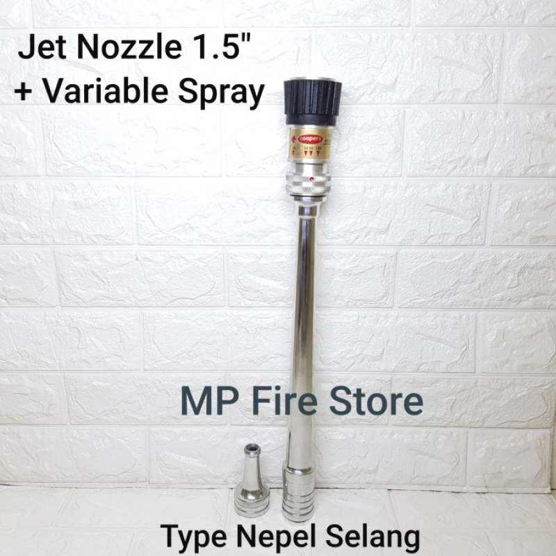 Promo FIRE JET NOZZLE 1.5 in NEPEL SELANG PEMADAM ALUMINIUM + VARIABLE ...