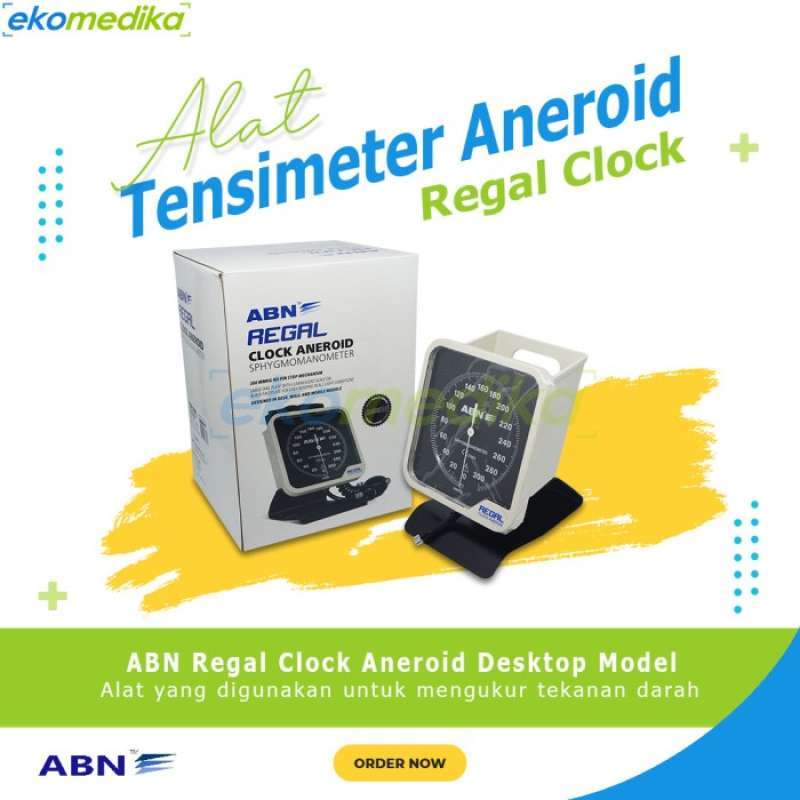 Promo Tensimeter Aneroid Abn Regal Clock Aneroid Desktop Model Diskon ...