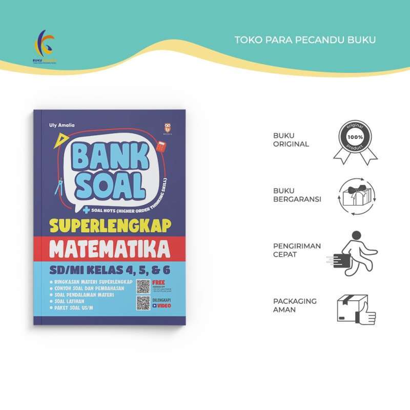 Jual Buku Pelajaran Bank Soal Soal Hots Superlengkap Matematika Sd