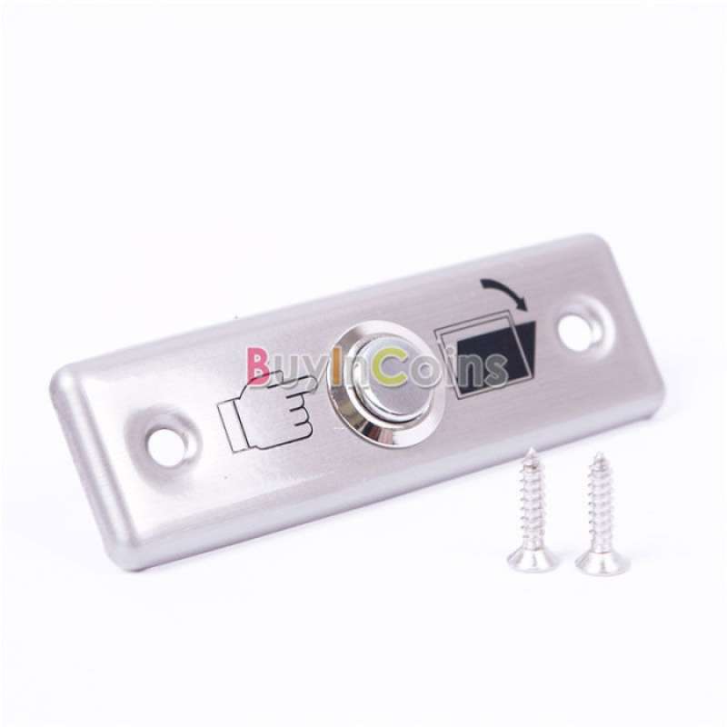 Promo Steel Door Release Button Access Control Door Switch Stainless ...