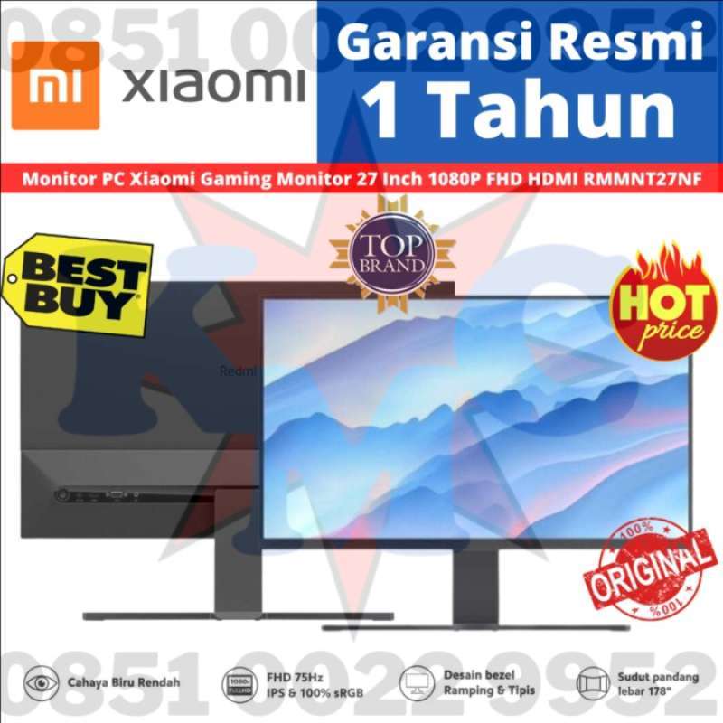 Jual Xiaomi Monitor 27 Inch Rmmnt27 Original Murah - Harga Diskon Juli ...