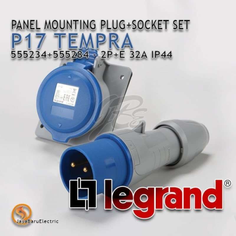 Promo Legrand Paket 1 Set Plug Panel Mounting Socket 2P+E / 3 Pin 32A ... Promo Legrand Paket 1 Set Plug Panel Mounting Socket 2P+E / 3 Pin 32A ...