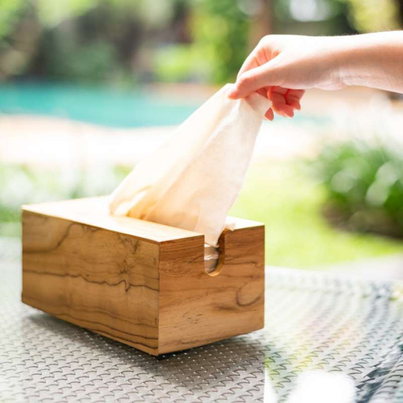 Promo Biodegradable Wooden Tissue Box | Kotak Tisu Kayu | Repurposed ...