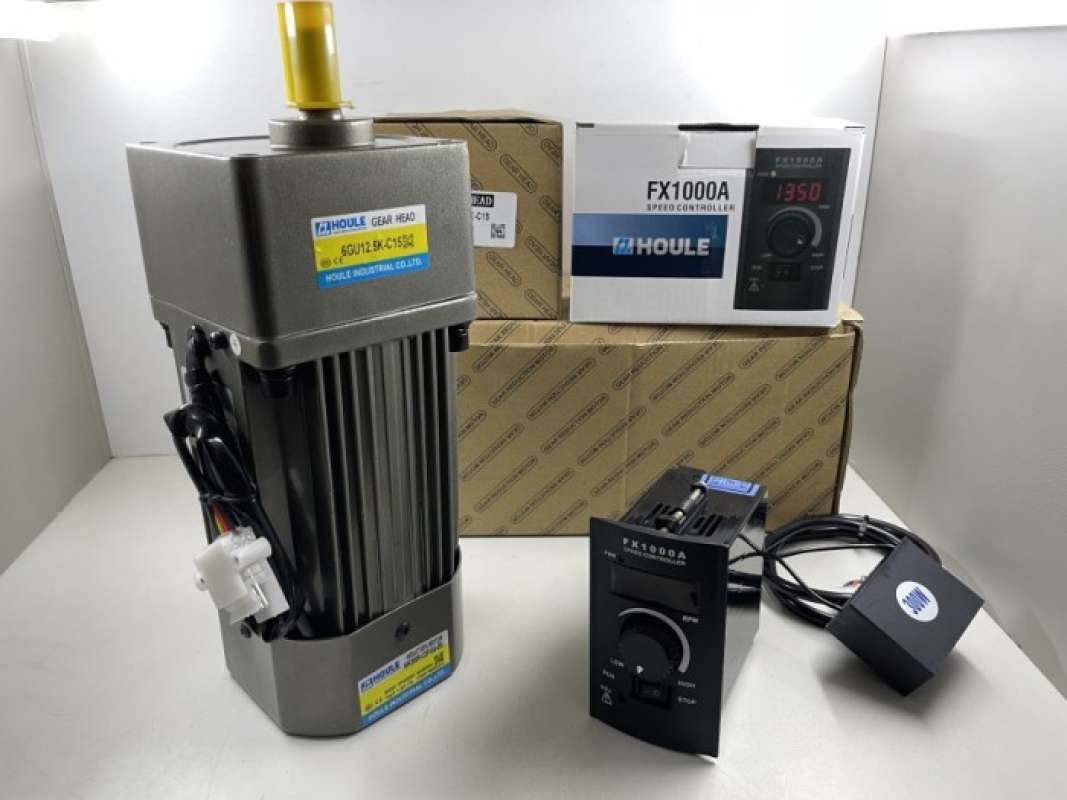 Promo Speed Control Motor Gearbox 300W 220V 1 Phase - Gear Head ...