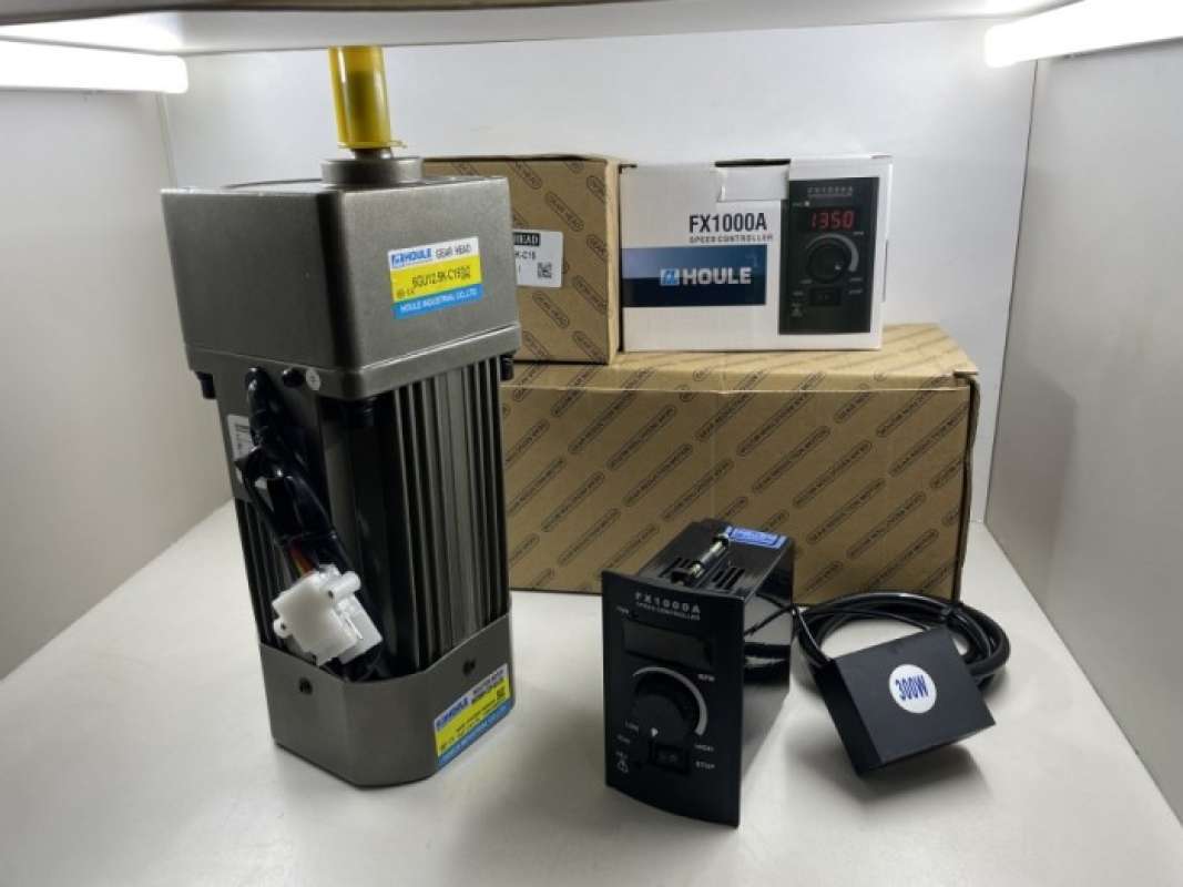 Promo Speed Control Motor Gearbox 300W 220V 1 Phase - Gear Head ...