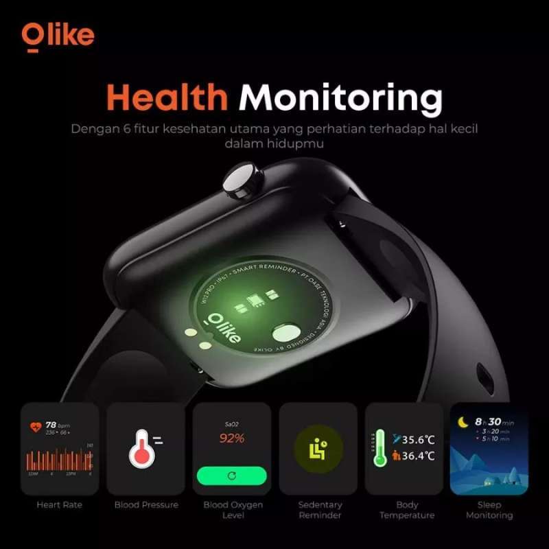 Jual Olike Horizon W12 Pro Smartwatch Ultra Wide Hd Screen 1.85 Ip68 ...