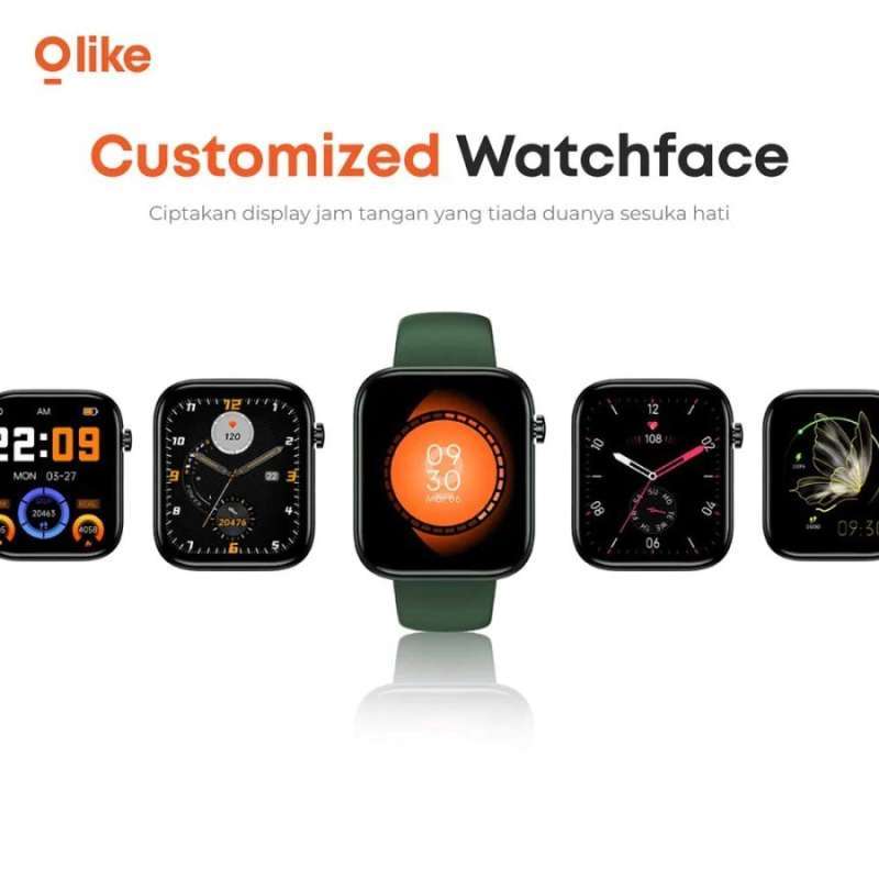 Jual Olike Horizon W12 Pro Smartwatch Ultra Wide Hd Screen 1.85 Ip68 ...