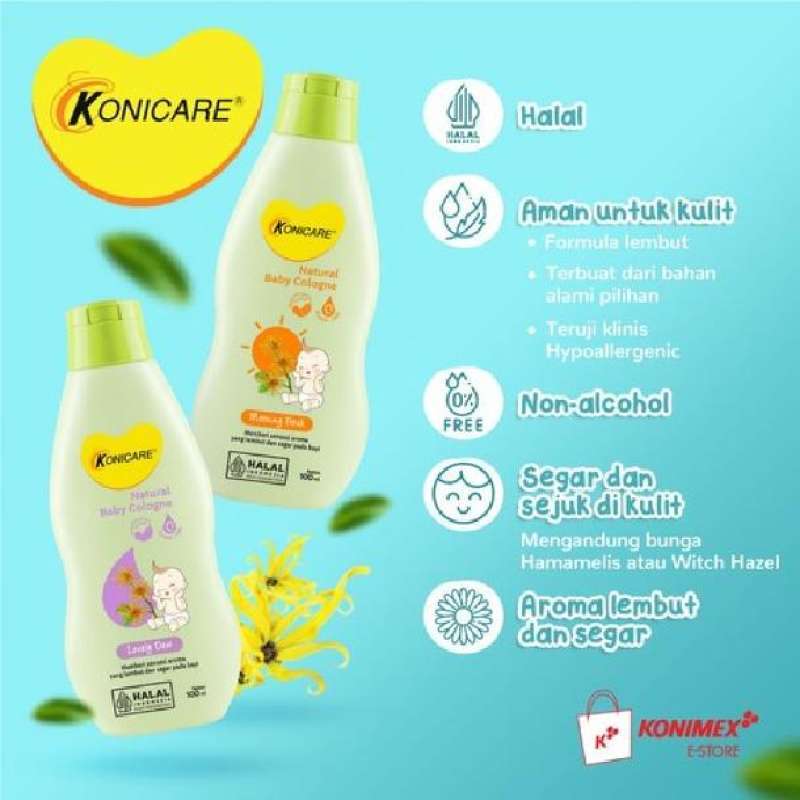 Jual Konicare Natural Baby Cologne 100ml / Parfume Bayi - Morning Fresh ...