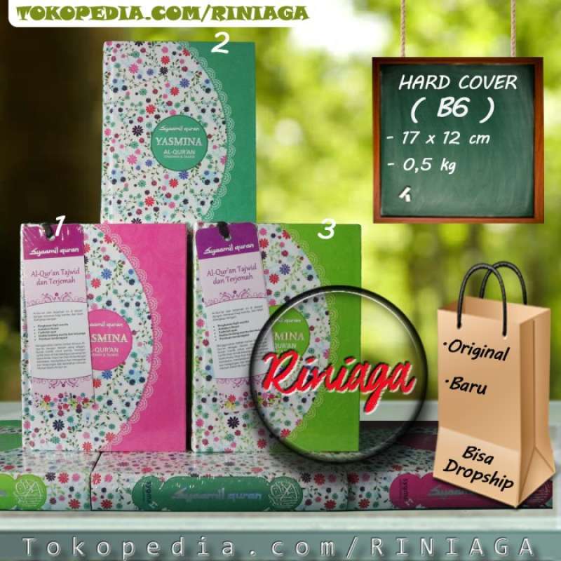Jual Al Quran Yasmina B6, Al quran Tajwid & Terjemah Rainbow [ Syamil ...