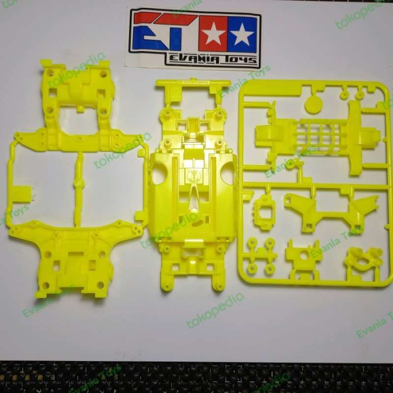 Promo Tamiya Chassis MS Pro Kuning - Fluorescent Yellow/Copotan kit ...