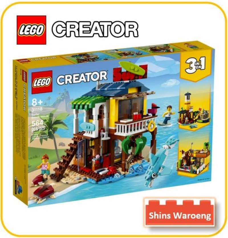 Promo LEGO® Creator 31118 Surfer Beach House Diskon 23% di Seller ...