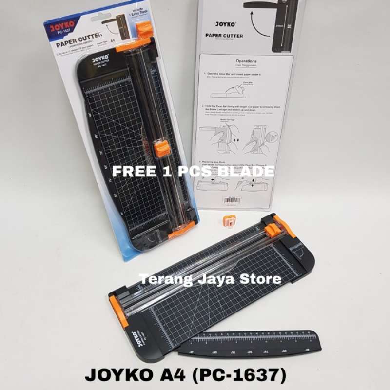 Promo Alat Pemotong Kertas Joyko Pc1637 Rotary Paper Trimmer Joyko Pc