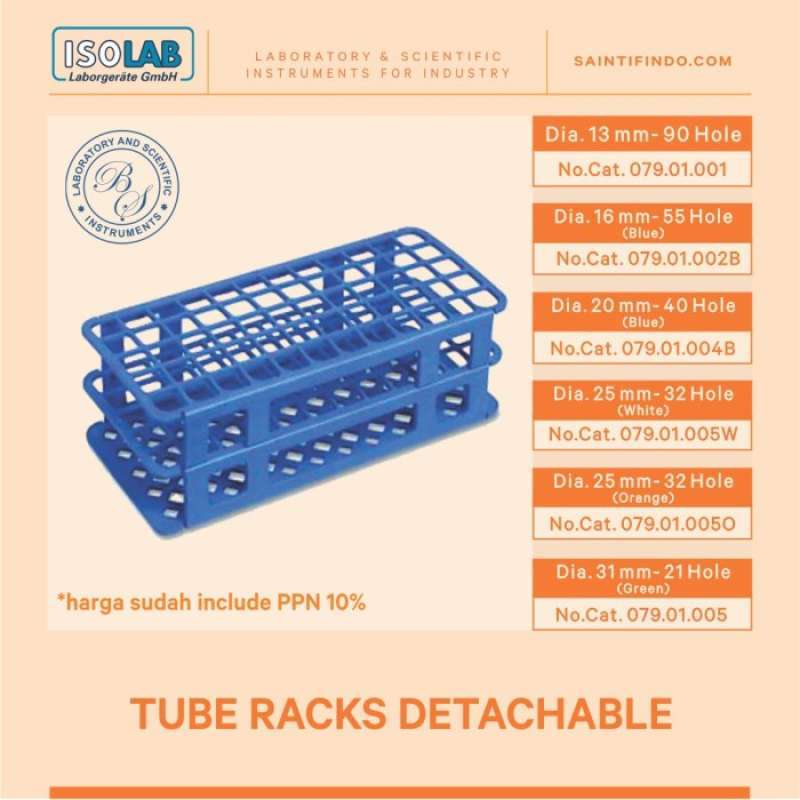 Test Tube Rack Lengkap Harga Terbaru Februari 2024 | Blibli