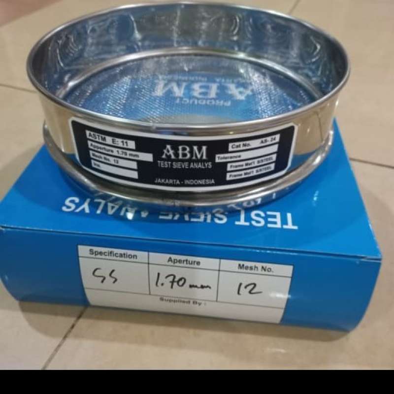Promo Test Sieve Mesh 12 (1,70mm) Diskon 17% Di Seller Mahanani Store 4 ...