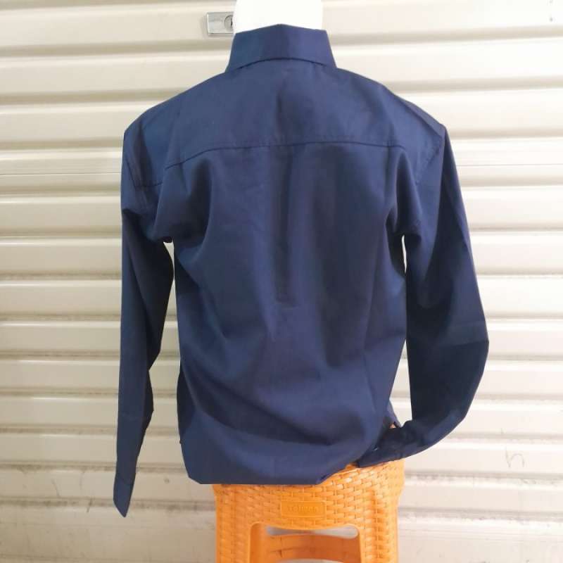 Jual Kemeja Dan Seragam Bumn Pln Biru Nevy Panjang Di Seller Plaza ...
