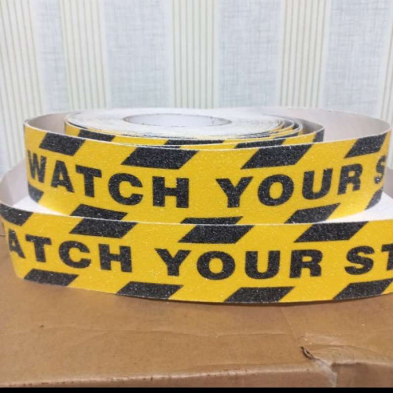 Promo Isolasi Anti Slip Watch Yuor Step-safety Walk Anak Tangga ...