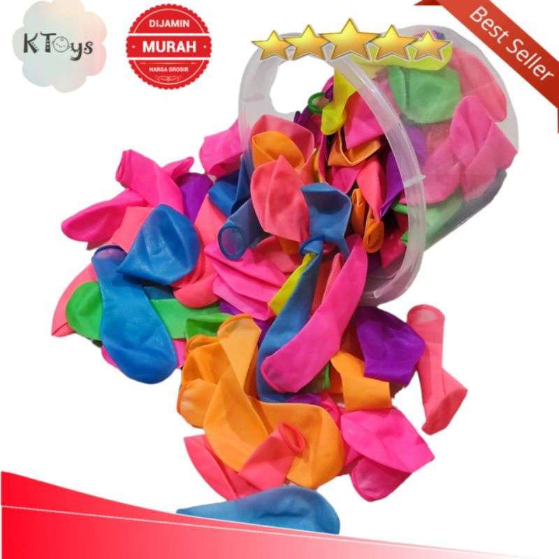 Jual Mainan Perang Balon Jari Air Kecil Kemasan Cup Isi Sekitar 100pc ...