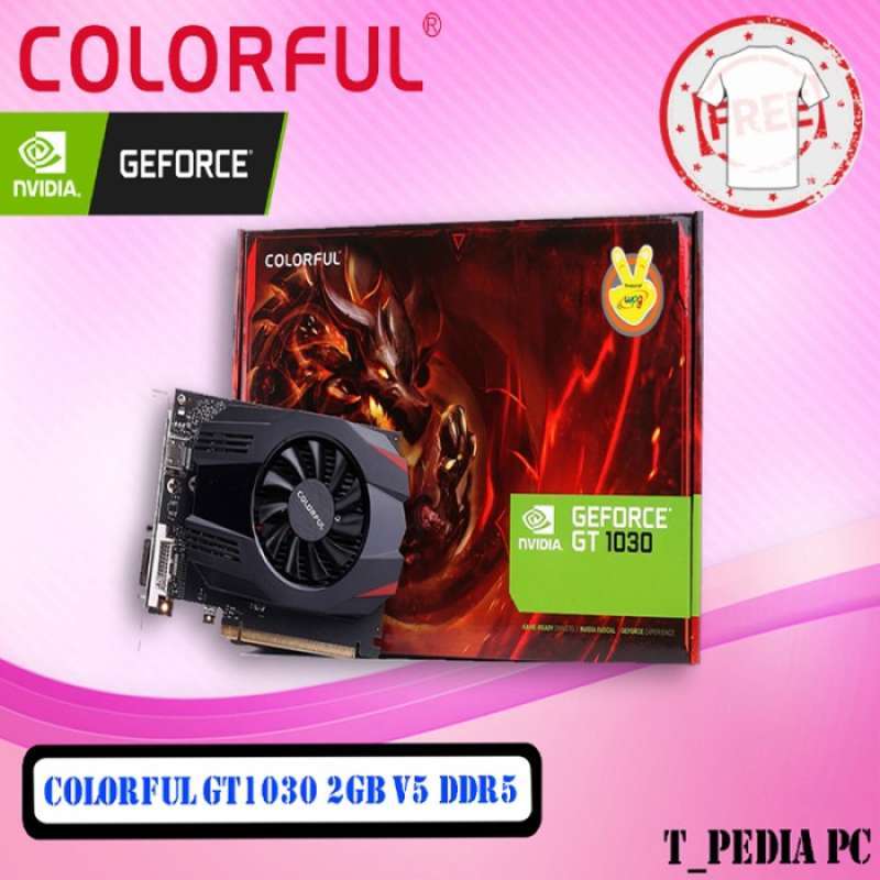 Promo Vga Colorful Geforce Gt 1030 Gt1030 2G V3 - Gddr5 64Bit Diskon 23 ...