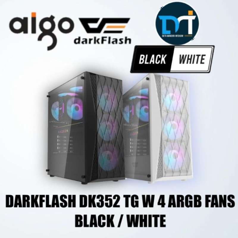 Promo Aigo Darkflash Dk352 - Tempered Glass Mid-Tower Gaming Case Diskon 23% di Seller XiXiStore ...