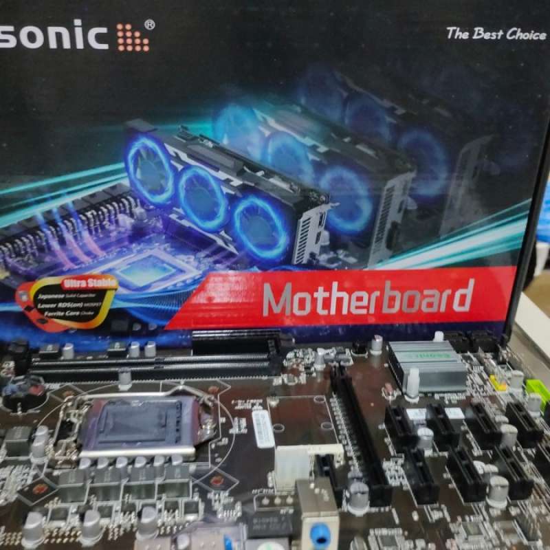 Promo Esonic B250 Btc Gladiator Lga1151 Ddr4 12X Pcie Miner Motherboard ...