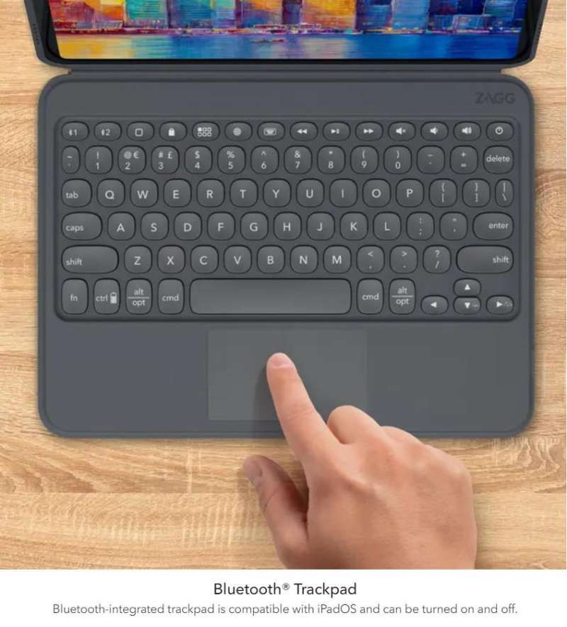 Jual Magic Keyboard Untuk iPad Pro 11 M2 2022 Air 5 4 Zagg Prokeys ...