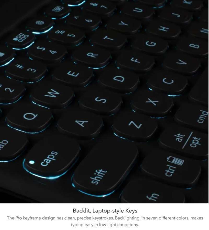 Jual Magic Keyboard Untuk iPad Pro 11 M2 2022 Air 5 4 Zagg Prokeys ...