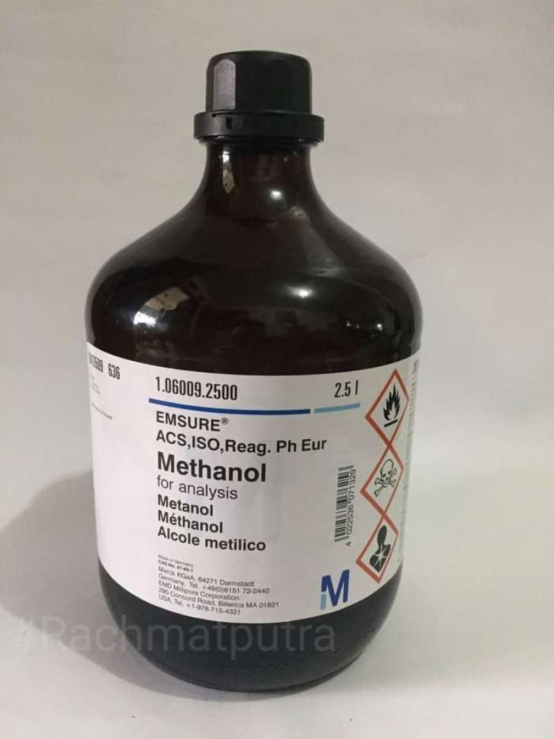 Promo Merck 106009 Methanol For Analysis Cap 2,5 Liter Diskon 17% Di ...