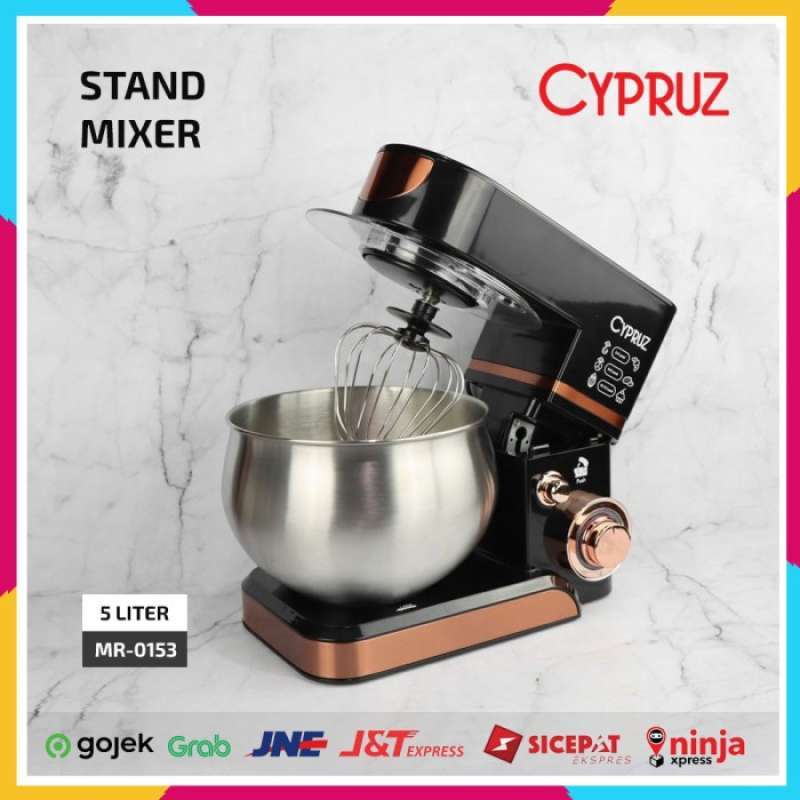 Jual Cypruz Mr-0153 Professional Stand Mixer 5 Liter - Mixer Planetary ...