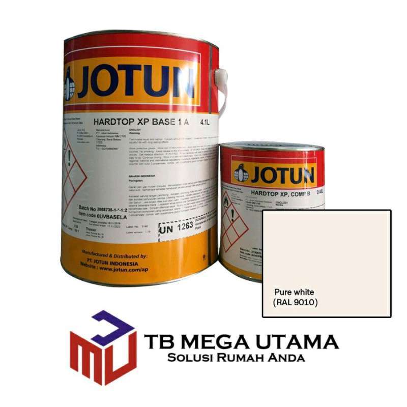 Jual Jotun Hardtop Xp - Ral 9010 Pure White Kemasan 5 Liter 2 Komponen ...