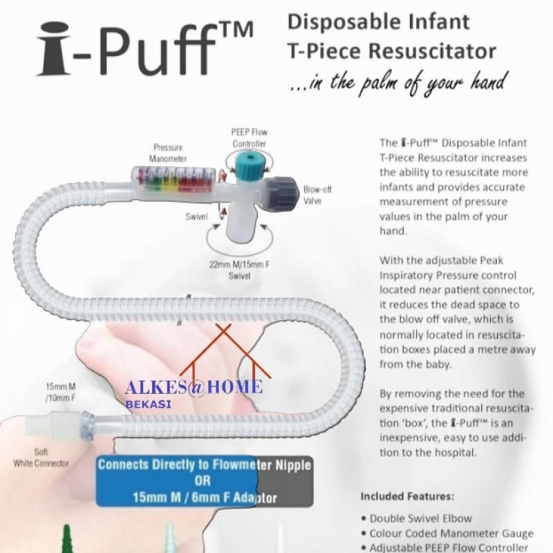 Promo Resusitasi I-puff(infant T-piece Resuscitator) Diskon 17% Di ...