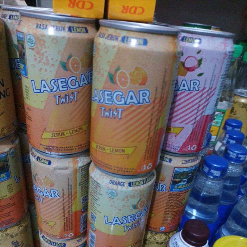 Jual Aneka minuman segar / Lasegar kaleng jeruk / larutan badak ...