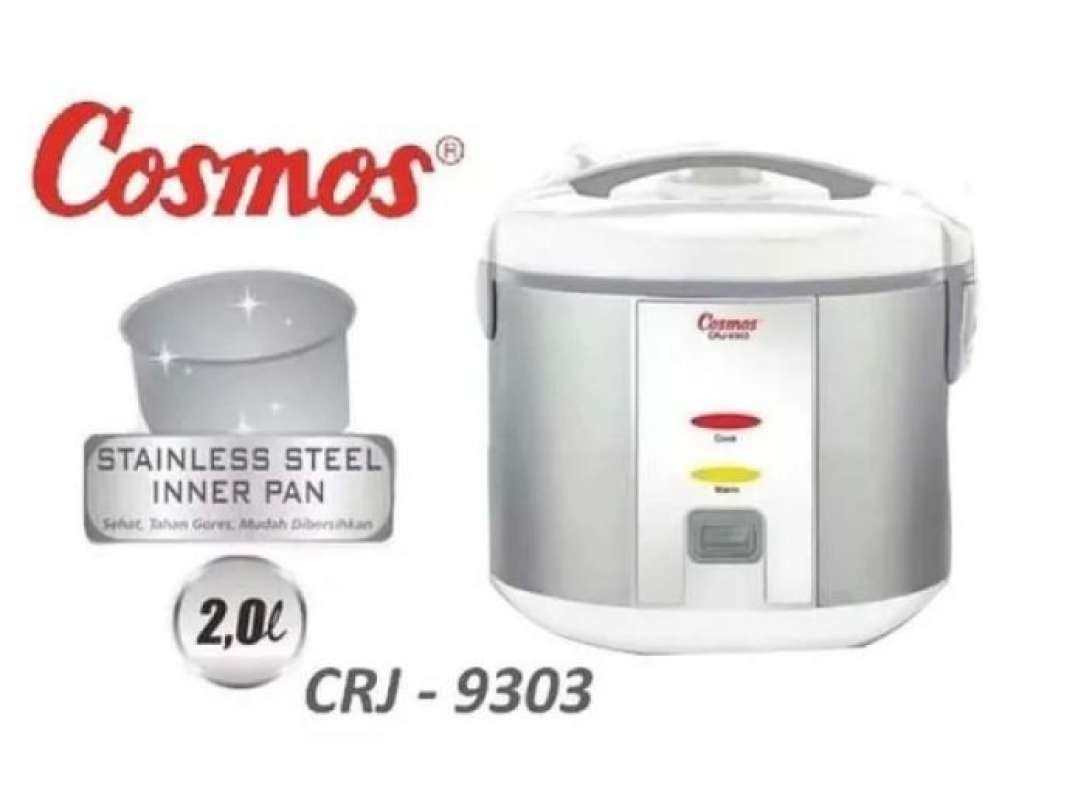 Jual Crj 9303 Cosmos Rice Cooker Magic Com 2 Liter Di Seller Laris ...