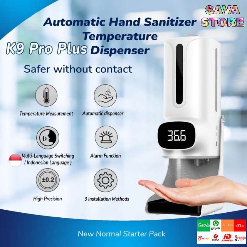 Promo K9 PRO 2IN1 PLUS THERMOMETER BAHASA INDONESIA INCLUDE DISPENSER ...
