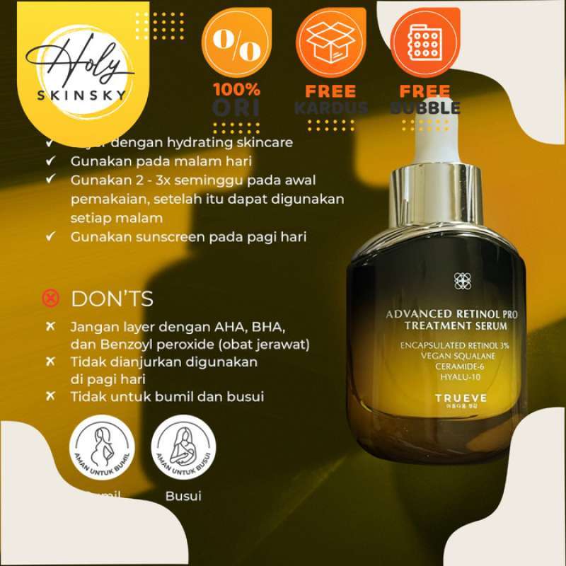 Promo Trueve Serum Encapsulated Retinol 15 Ml (Advanced Retinol Pro ...