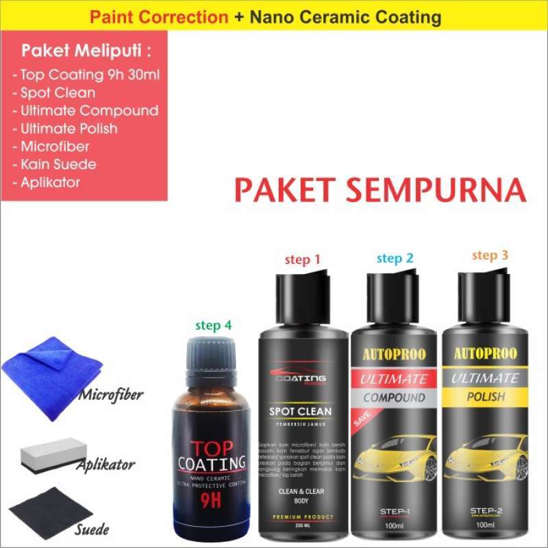 Promo Nano Ceramic Coating Original/ Nano Ceramic Coating 9H Diskon 23% ...