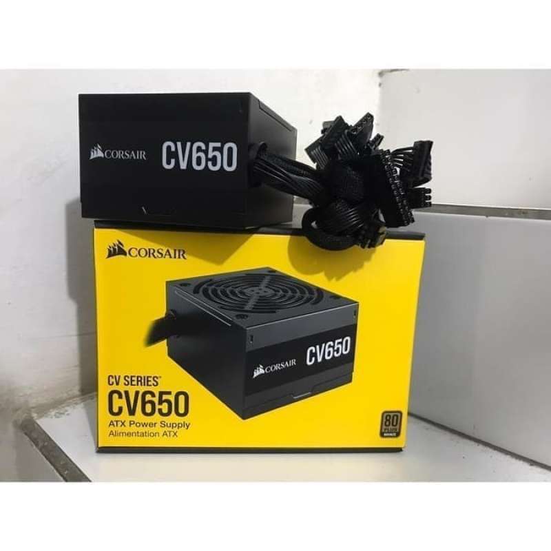 Promo Corsair Cv650 650Watt Psu/ Power Supply 650W 80 Plus Bronze ...