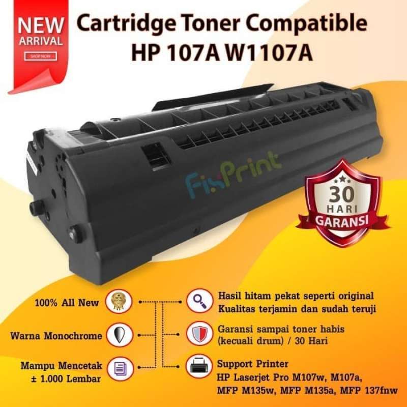 Promo Refill Toner Compatible Laserjet Hp 107A , Printer Mfp M135W Mfp ...