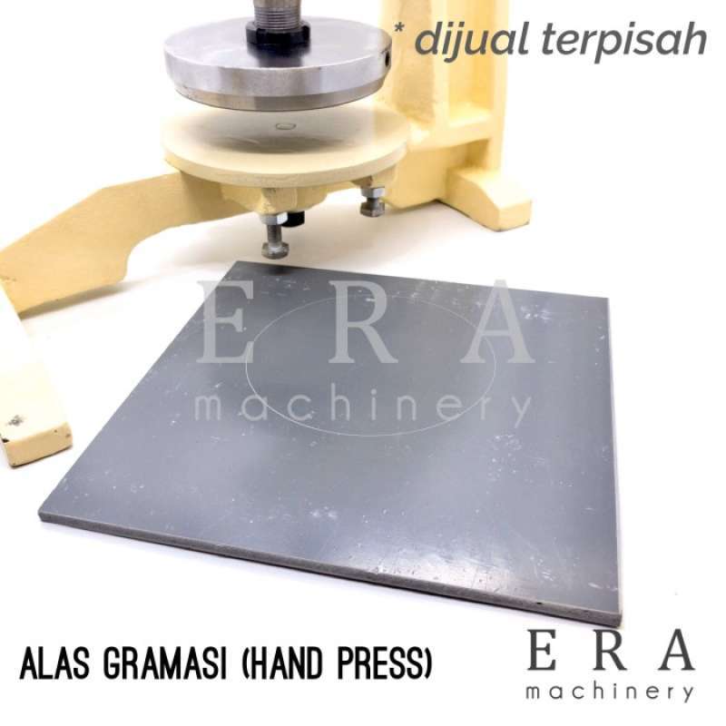 Jual New Alas Tatakan Gramasi Hand Press Mechanical Potong Tekstil Gsm ...