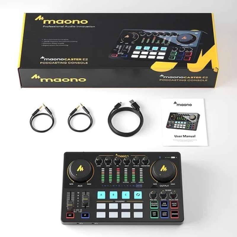 Jual Maono AU-AME2A Soundcard Kit Maonocaster Podcast Studio Resmi di ...