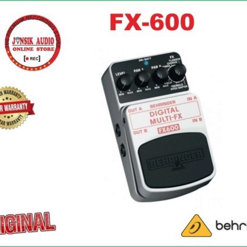 Promo Behringer FX600 Digital Stereo Multi-Effects Pedal Diskon 23% di ...