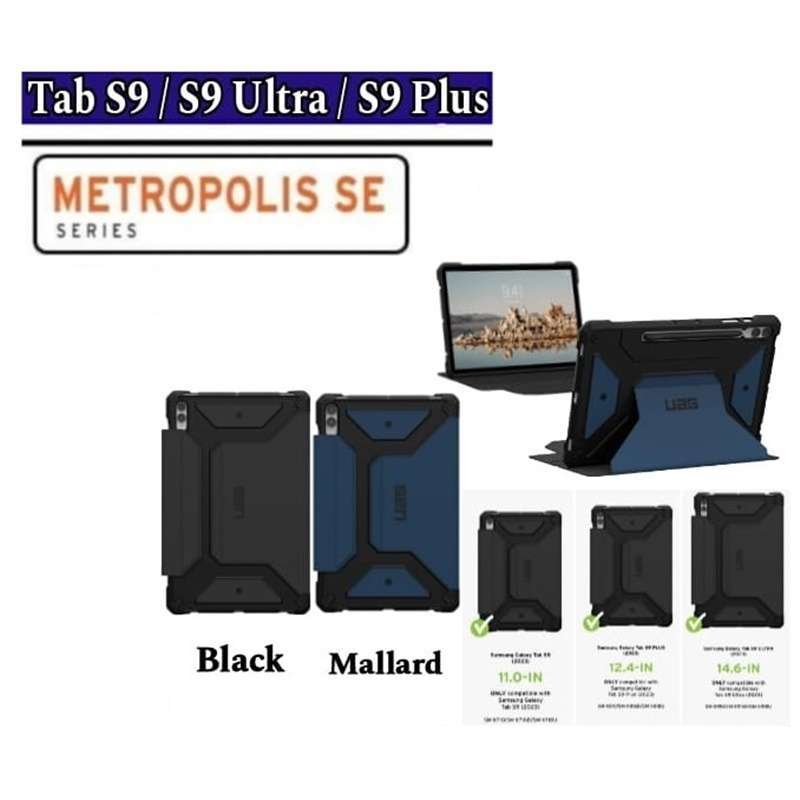 Promo Case Samsung Tab S9 Ultra Plus Uag Metropolis Se Folio Case