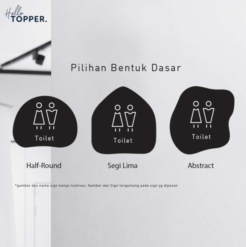 Promo Custom Tulisan Sign Board Akrilik Print Signage Acrylic - Hitam ...